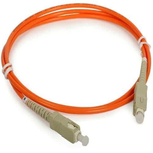 Jual SC SC simplex 2 meter OM2 multimode 50/125um patchcord fiber optic ...