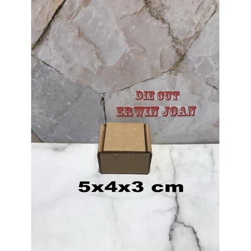 Jual Kardus box 5x4x3 cm, karton kotak Die Cut - Jakarta Barat ...