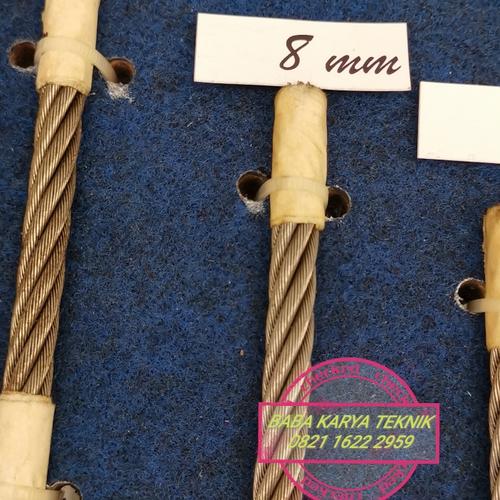 Jual KABEL SELING / WIRE ROPE 8mm 6x19 IWRC UNGALVANIZED - Kota Bekasi ...