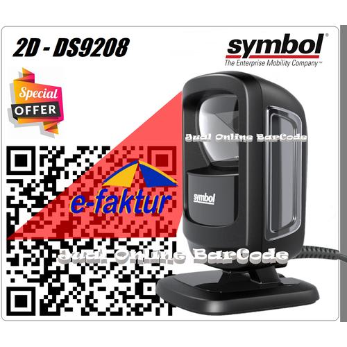 Jual EFAKTUR BARCODE SCANNER SYMBOL DS9208 DS-9208 USB ( 1D 2D ) QRCODE ...