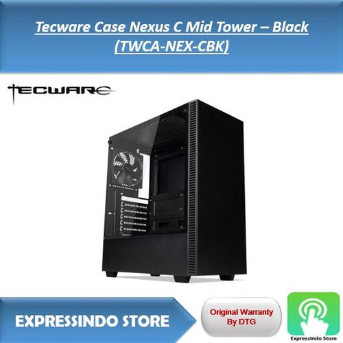 Jual Tecware Case Nexus C Mid Tower – Black (TWCA-NEX-CBK) - Jakarta ...