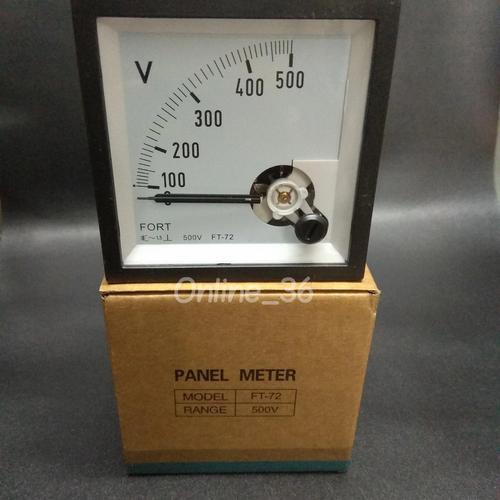 Jual voltmeter/volt meter Analog jarum fort 96x96 /72x72 - Jakarta ...