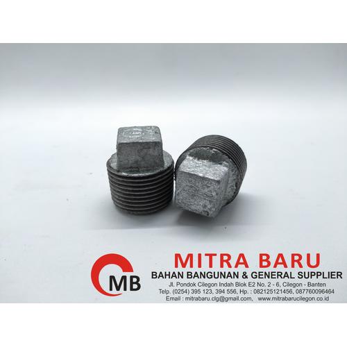 Jual PLUG GALVANIS. TUTUP PIPA BESI. MALLEABLE IRON. PLUG BESI GALVANIS ...