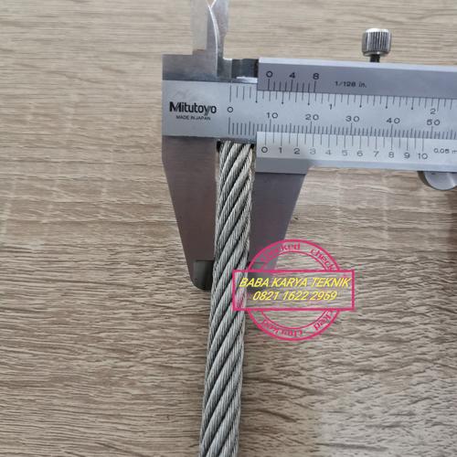 Jual KABEL SELING BAJA/ WIRE ROPE P.n : 3300079 uk 9mm hoist stahl ...