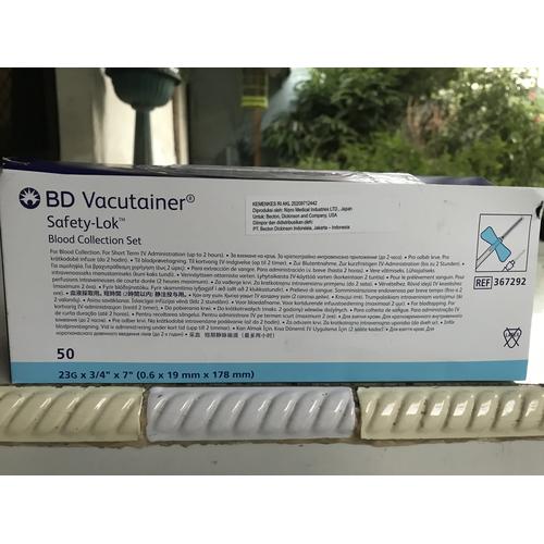 Jual BD Vacutainer Wing Needle Safety Lock Ukuran Lengkap - 23G - Kota ...