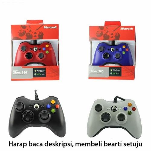Jual controller joystick gamepad stik stick XBOX 360 XBOX360 wired PC ...