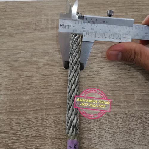 Jual KABEL SELING 12,5mm/ WIRE ROPE 12.5mm 8x19 IWRC GALVANIZED HOIST ...