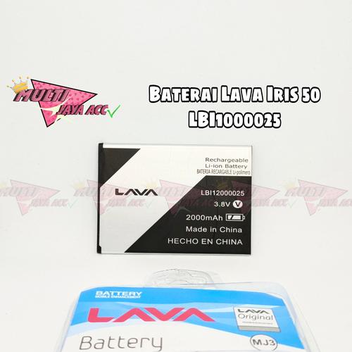 Jual Baterai Lava Iris 50 Battery Lava 50 LBI12000025 Batre original ...