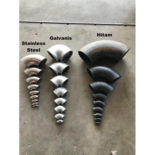 Jual Elbow Las / Lasbow / Elbow Pipa Hitam Besi UK 2" DAN 2 1/2" INCH ...