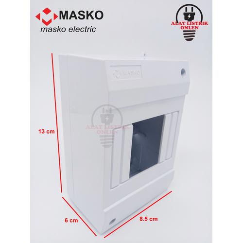 Jual BOX MCB 2-4 GROUP MASKO 9304 RUMAH MCB OUTBOW MERK MASKO - Kab ...