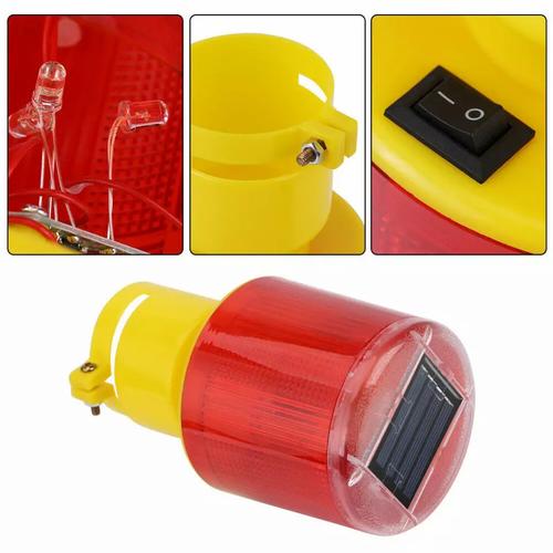 Jual Warning Light Solar Panel Lampu Signal Kedip Solar Panel - TIPE ...