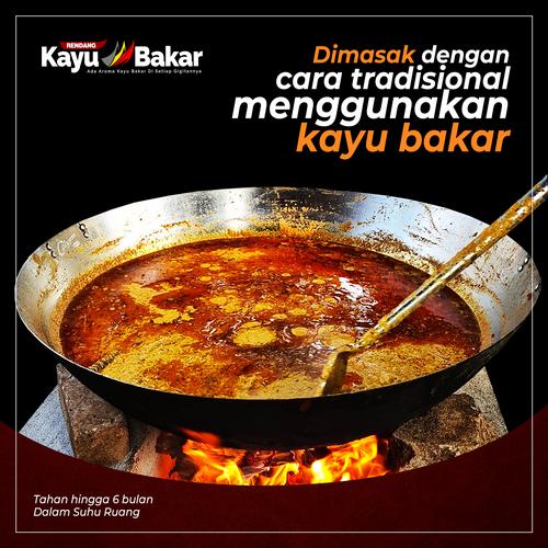 Jual Rendang Kayu Bakar (Rendang Kering - Black Rendang) - Pedas - Kota ...