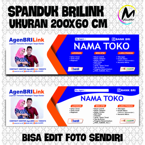 Jual Spanduk BRIlink Variasi Foto - Ukuran 200x60 Cm - Kab. Jombang ...