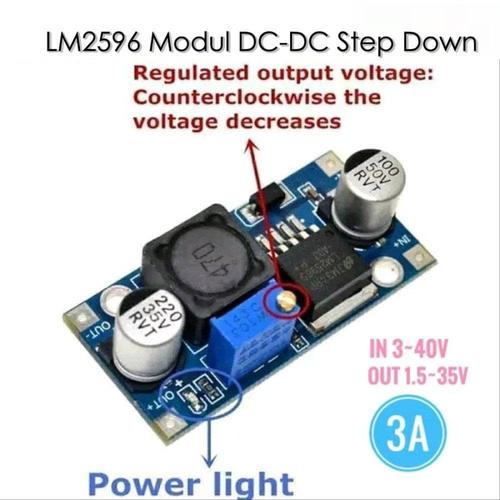 Jual Modul Dc - Dc Step Down Kit LM2596 Adjustable Penurun Tegangan Lm 2596 - Kota Surakarta ...