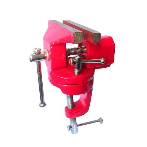 Jual Catok Meja HDT 75mm Swivel Merah Mini Hobby Vice Ragum Kecil Putar ...