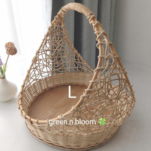 Jual keranjang parcel rotan bulat unik besar - Jakarta Utara - Green n ...
