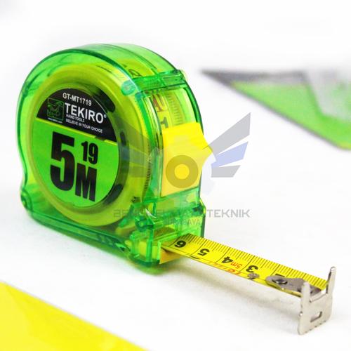 Jual TEKIRO Meteran 5M / Meteran TEKIRO 5 Meter Transparan - 7.5 MTR ...