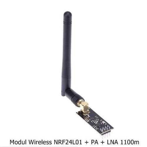 Jual Modul Wireless NRF24L01 + PA + LNA 1100m dengan Antenna - Kota ...