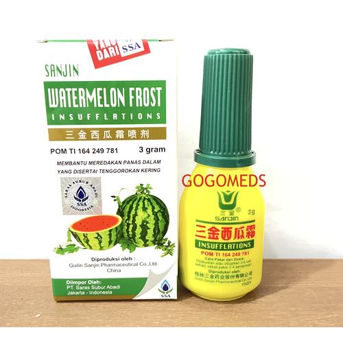 Jual SANJIN WATERMELON FROST SPRAY INSUFFLATIONS ISI 3GRAM HAU FUNG SAN ...