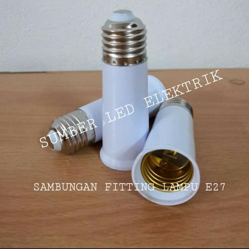Jual Sambungan Fitting Lampu Downlight Panjang Extension E27 PANJANG ...