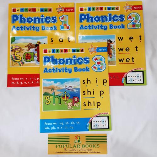 Jual Letterland Phonics Activity Books ( with stickers ) - Activity ...