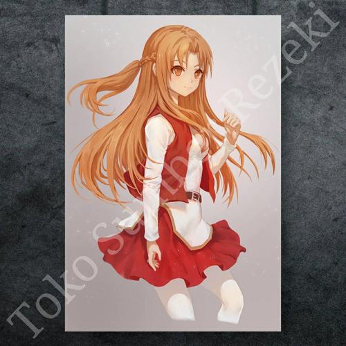 Jual Poster Figure Asuna Yuuki Sword Art Online Art Decor Paper Canvas ...