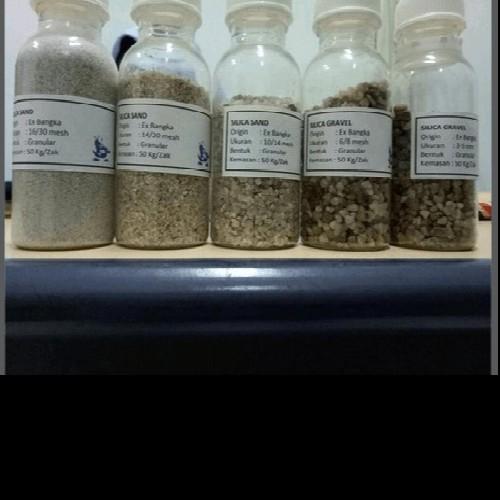 Jual Silika Sand Ukuran 14/20 (ukuran gula pasir halus) @ 25Kg/sak ...
