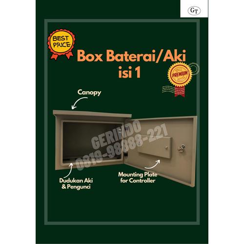 Jual Box Baterai/ Box Aki 50x40x30cm isi 1 aki/ Box panel Surya ...