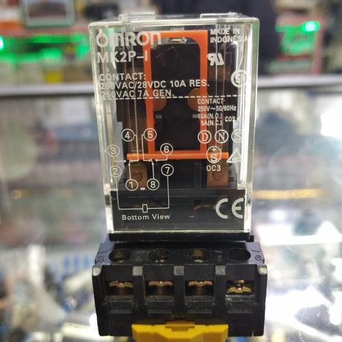 Jual relay omron MK2P-I + socket 250vac/28vdc - Kota Bandung - pratama jaya electric | Tokopedia