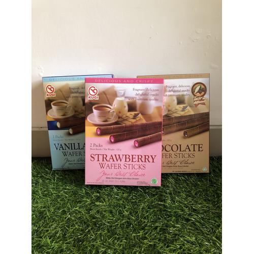 Jual Wafer sticks Kugi - 120gr - Strawberi - Kab. Sukoharjo - Mylittle ...