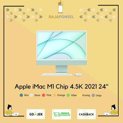 Jual New Apple iMac M1 Chip 4.5K 2021 24" inch 256GB 8CPU 8GPU - M3 ...