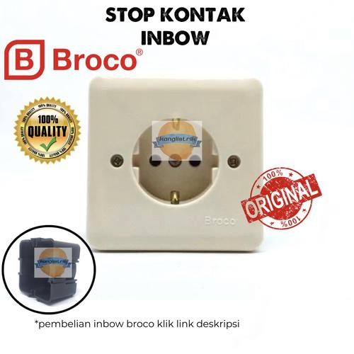Jual STOP KONTAK INBOW BROCO / STOPKONTAK BROCO INBOW NEW GEE - Jakarta ...
