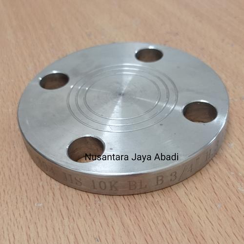 Jual Blind Flange/Flange Buta Stainless SS 304 JIS 10K 3/4 " Inchi DN ...