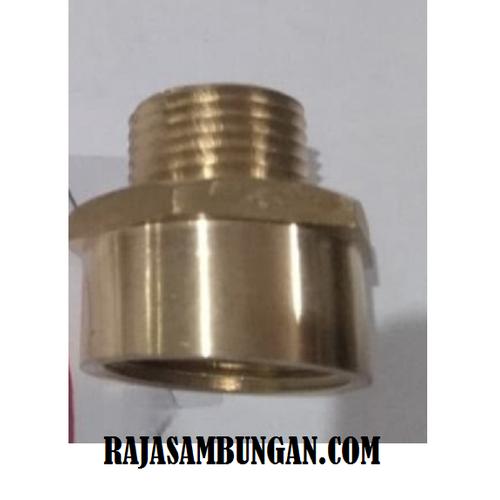 Jual Sock Drat Luar Dalam 1/2 x 3/8 inch Kuningan Soket Kran Vlok Sok ...