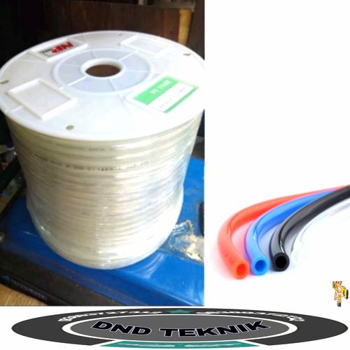 Jual selang udara 8x12 mm pneumatic hose PU TUBE Bening NP Tools(DND ...