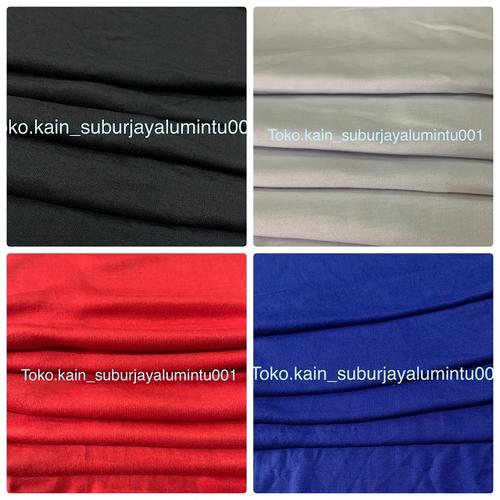 Jual KAIN RIB LEHER KRAH KAOS OBLONG METERAN MURAH - Biru - Kota ...