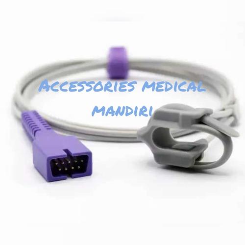 Jual Kabel Spo2 cable Nellcor 9 pin Neonate Wrap sensor bayi 1 meter ...