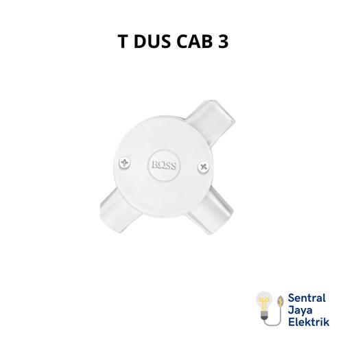 Jual T DOS/ T DUS/ Kres dus/ Kres Dos BOSS 20MM PUTIH - CABANG 3 ...