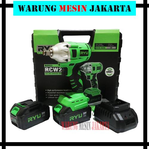 Jual RYU RCW20V RCW 20 V CORDLESS IMPACT WRENCH MESIN PEMBUKA BAUT ...