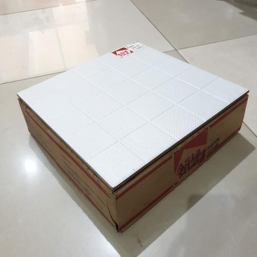 Jual Keramik lantai ASIA TILE 25x25 Alpha White Floor tile ubin ...
