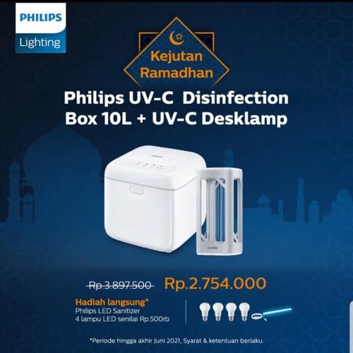 Jual Philips bundling UVC disinfection Box 10L+UVC desk lamp - Jakarta Pusat - Grand Lite ...