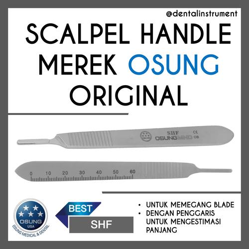 Jual Scalpel Handle / Gagang / Pegangan Pisau Bedah No 3 Merek Osung (SHF) - SHF - Jakarta Utara ...