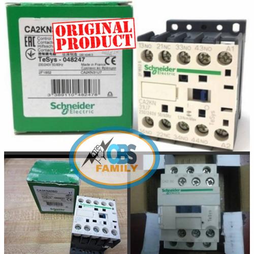 Jual Schneider Relay Kontrol TeSys-K 24VDC 10A CA3KN40BD 4NO 3NO+1NC ...