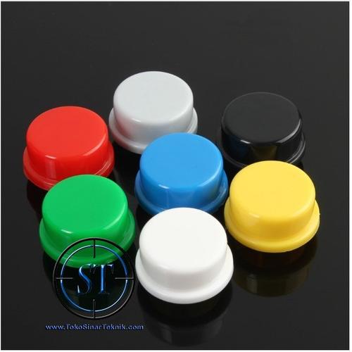 Jual Cap Tutup Push Button Round Knob Tactile Bulat Keycap Momentary ...