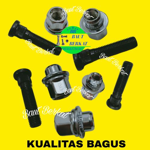 Jual baut roda mur racing kijang kapsul krista rangga grand extra 6cm ...