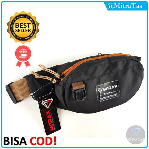 Jual Waist Bag Mitrax Model Seis Bahan Kulit Bimo Waterproof! Tas Pinggang! - Cokelat - Jakarta ...