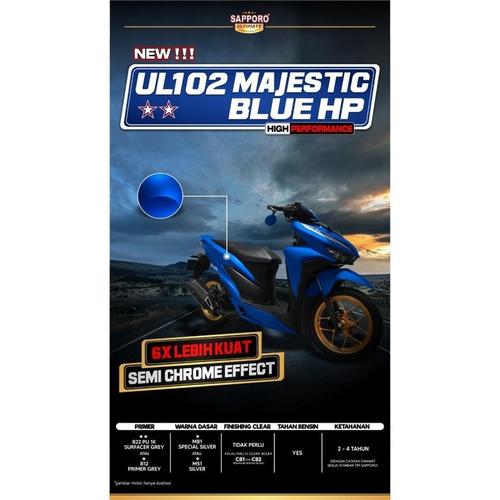 Jual Sapporo Ultimate UL102 Majestic Blue/biru doff/cat semprot/pylox/pilox - Kota Bandung ...