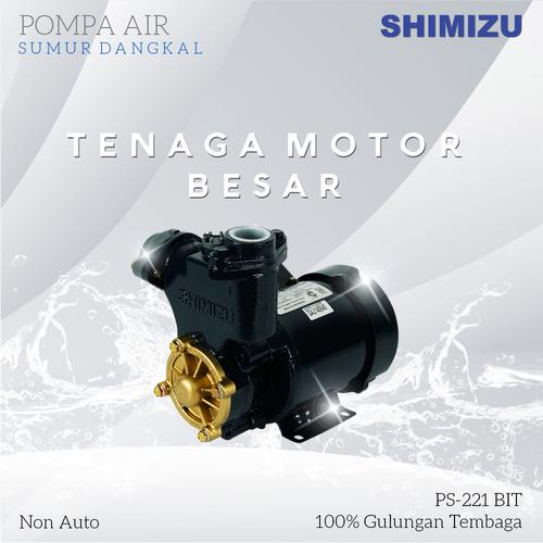 Jual SHIMIZU PS 221 BIT pompa air listrik manual 200 watt - Kota ...