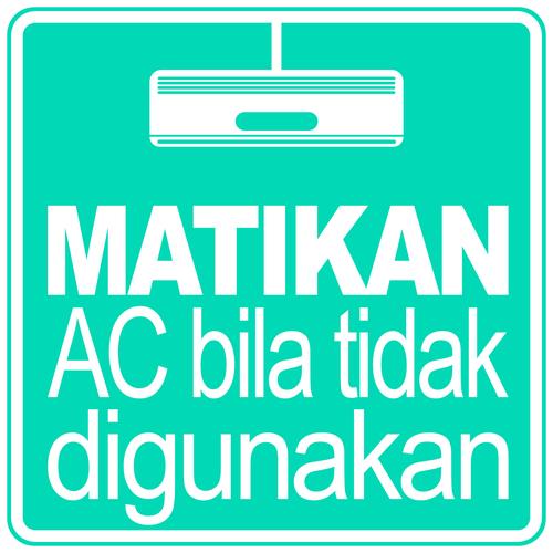 Jual Stiker Matikan AC - Kota Padang - Agen Speaker Al Quran | Tokopedia