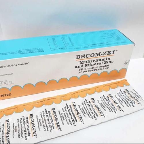 Jual BECOM-ZET (STRIP/10KAP)|Multivitamin B,C,E,Zinc|Imun Tubuh ...